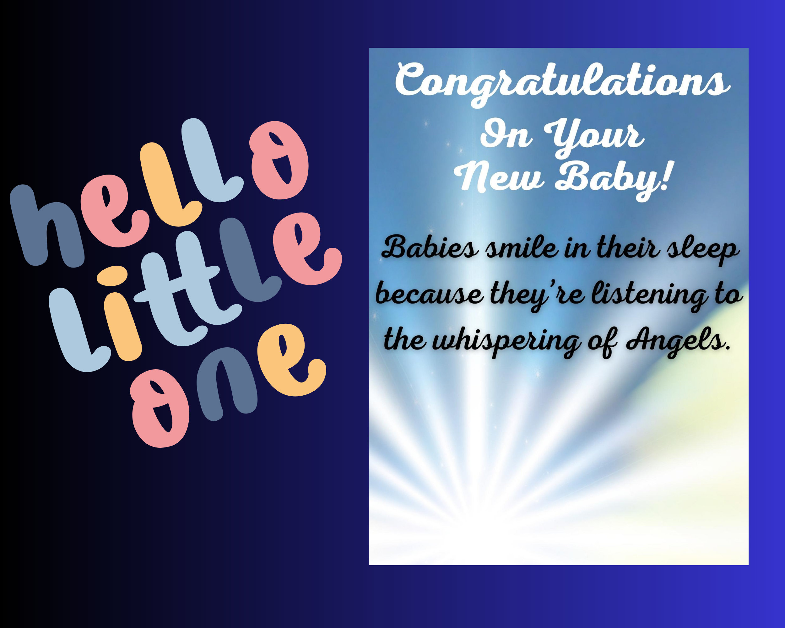 Pregnancy Congratulations Card - New Parents Digital Card - Printable ...