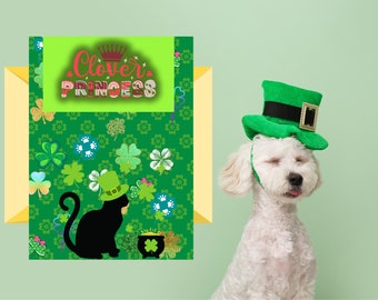 Editable Digital St. Patrick’s Day Cards Template, Animated Saint ...