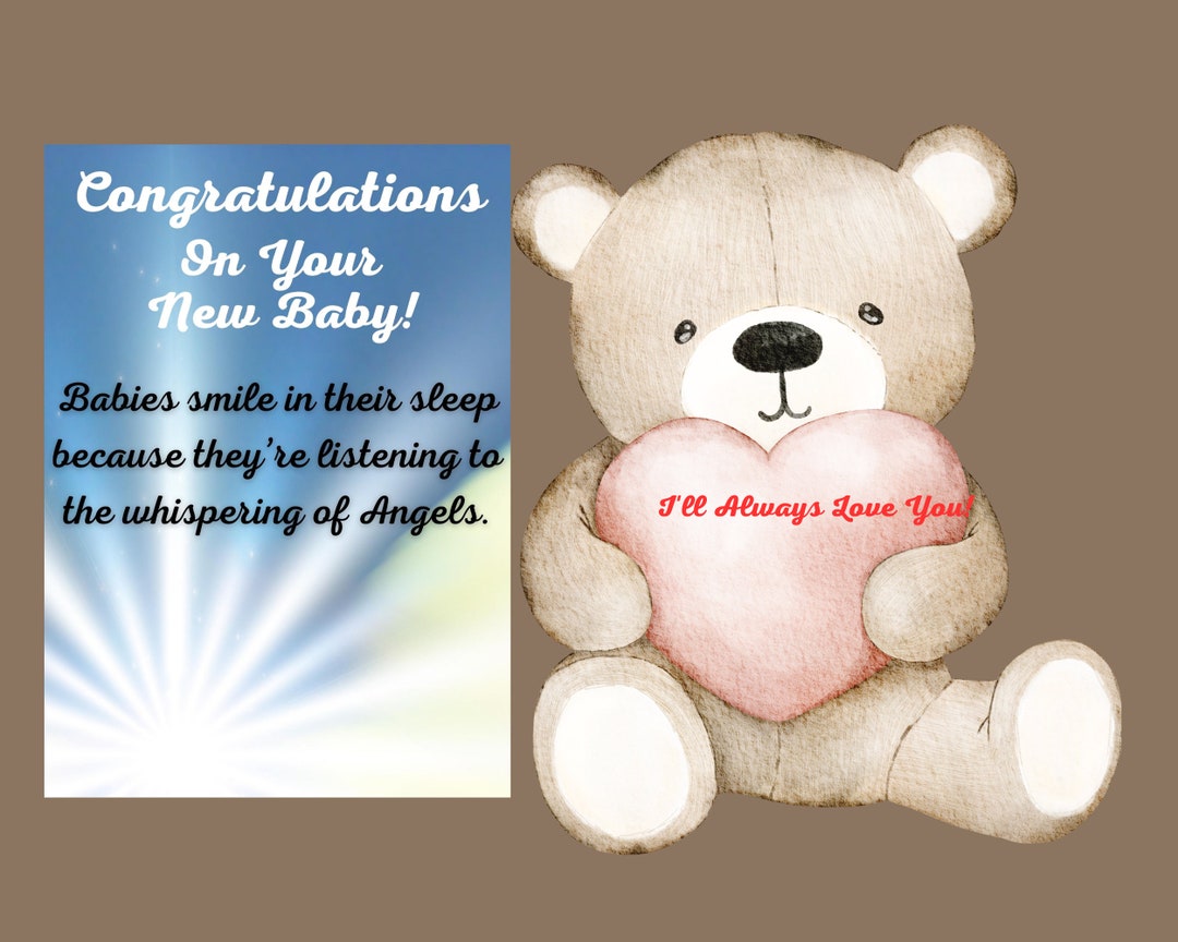 Pregnancy Congratulations Card - New Parents Digital Card - Printable ...
