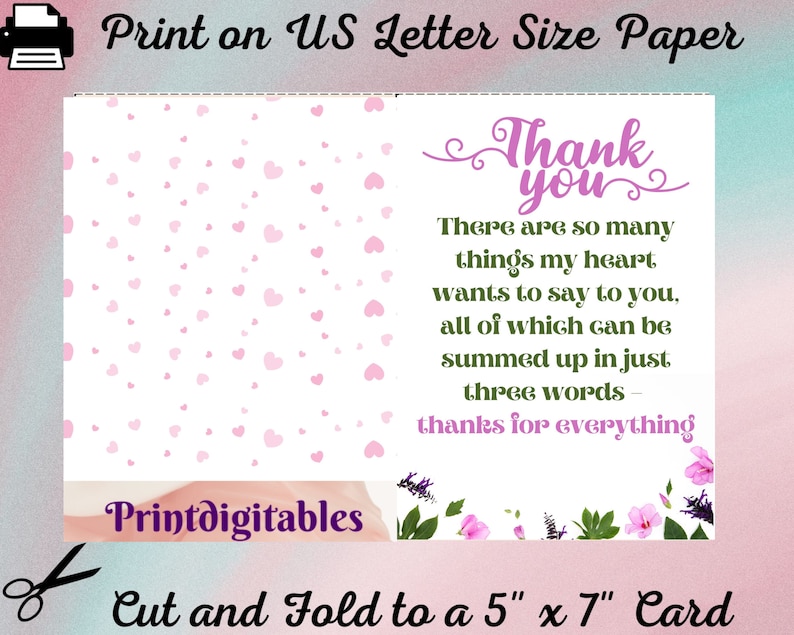 Thanks so Much, Thank You for Thinking of Me, Thank You, Thank You ...