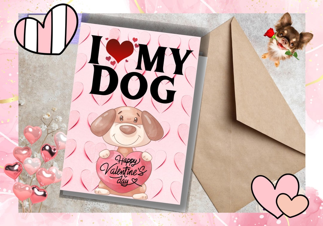 Heartfelt Valentine's Day, Printable I Love U Card, Expressions of Love ...