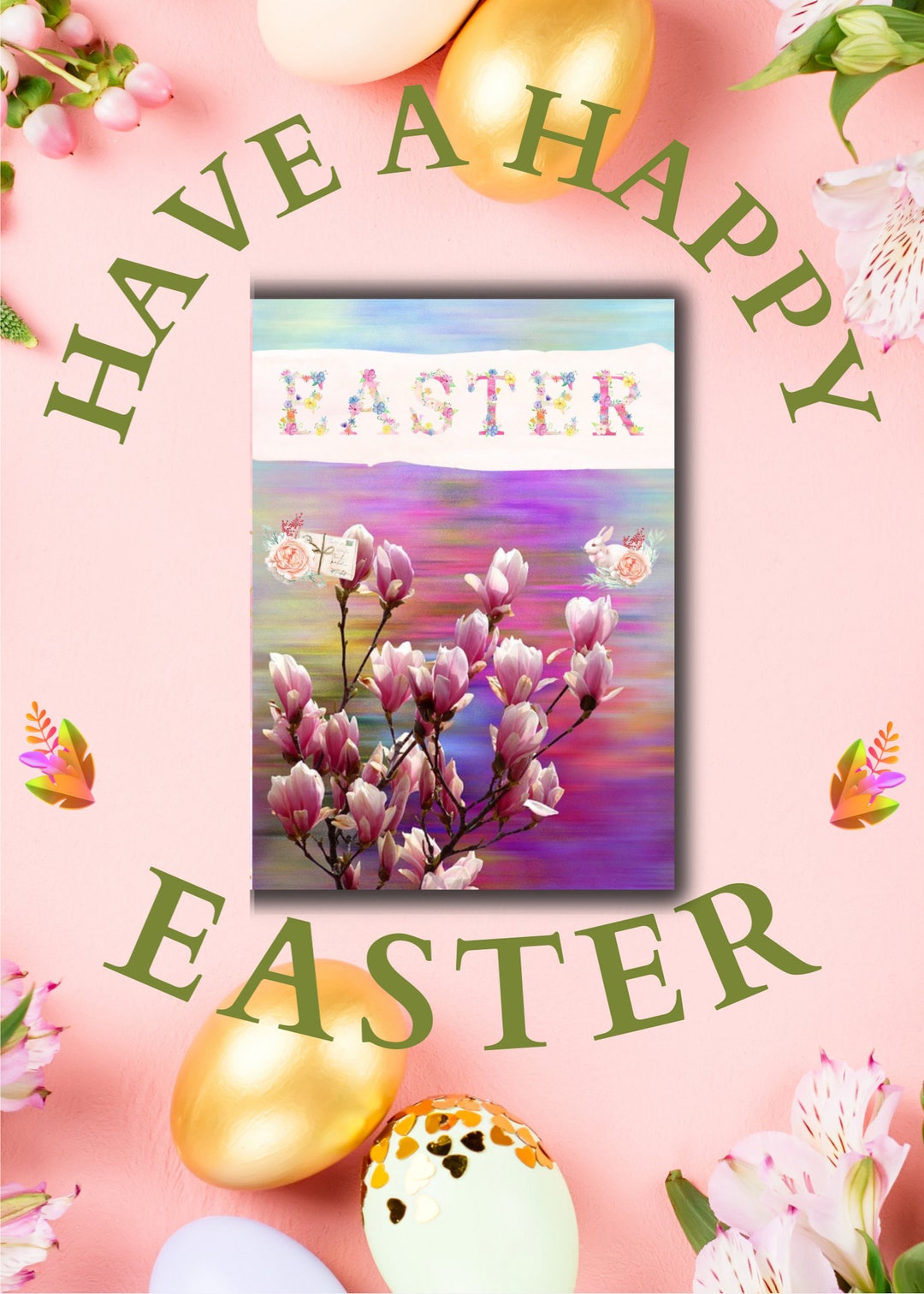 Easter Greeting Cards, Digital Download, Personalized Easter Blessings ...