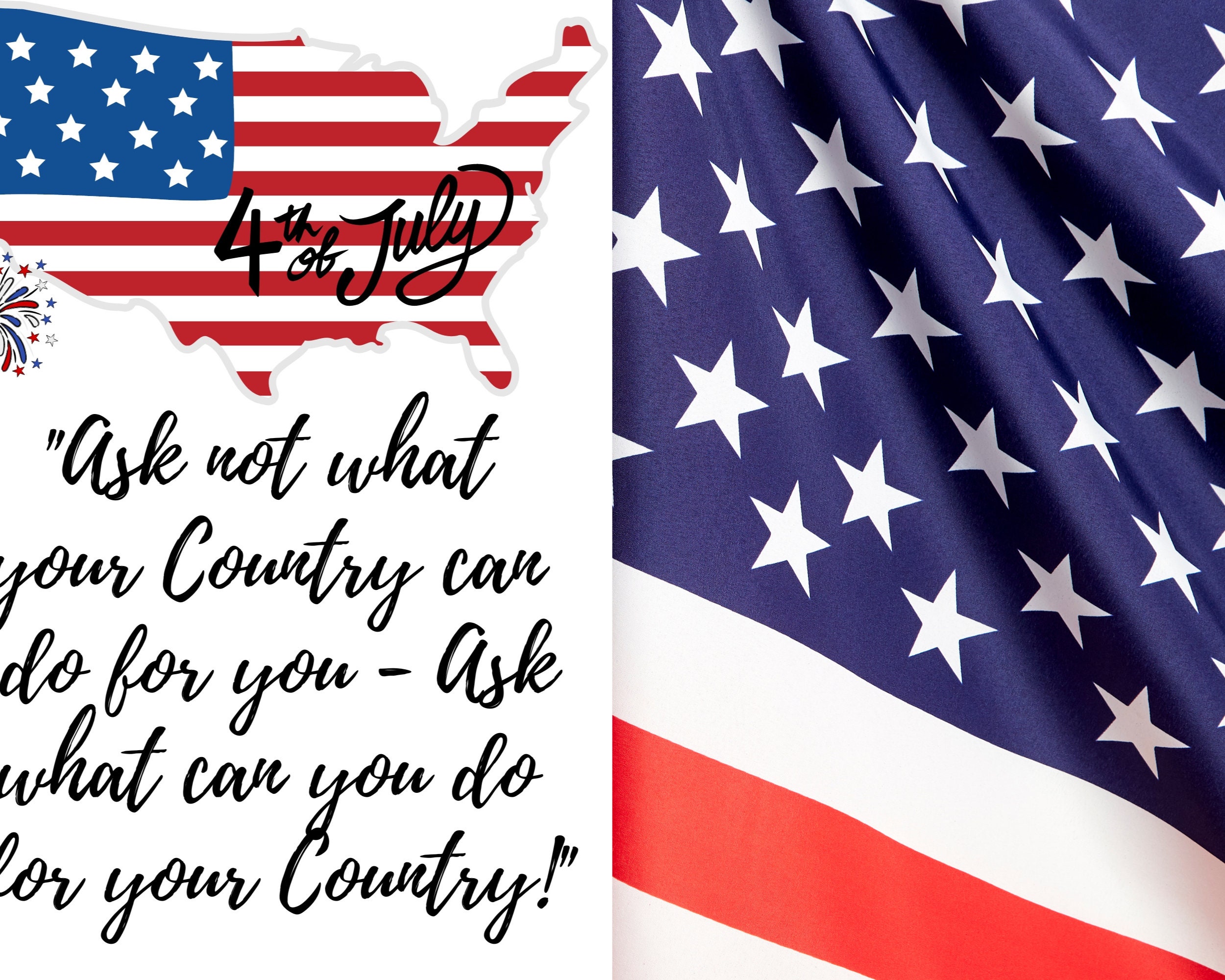 Happy 4th of July Greeting Card 5” X 7” Envelope Template Printable ...