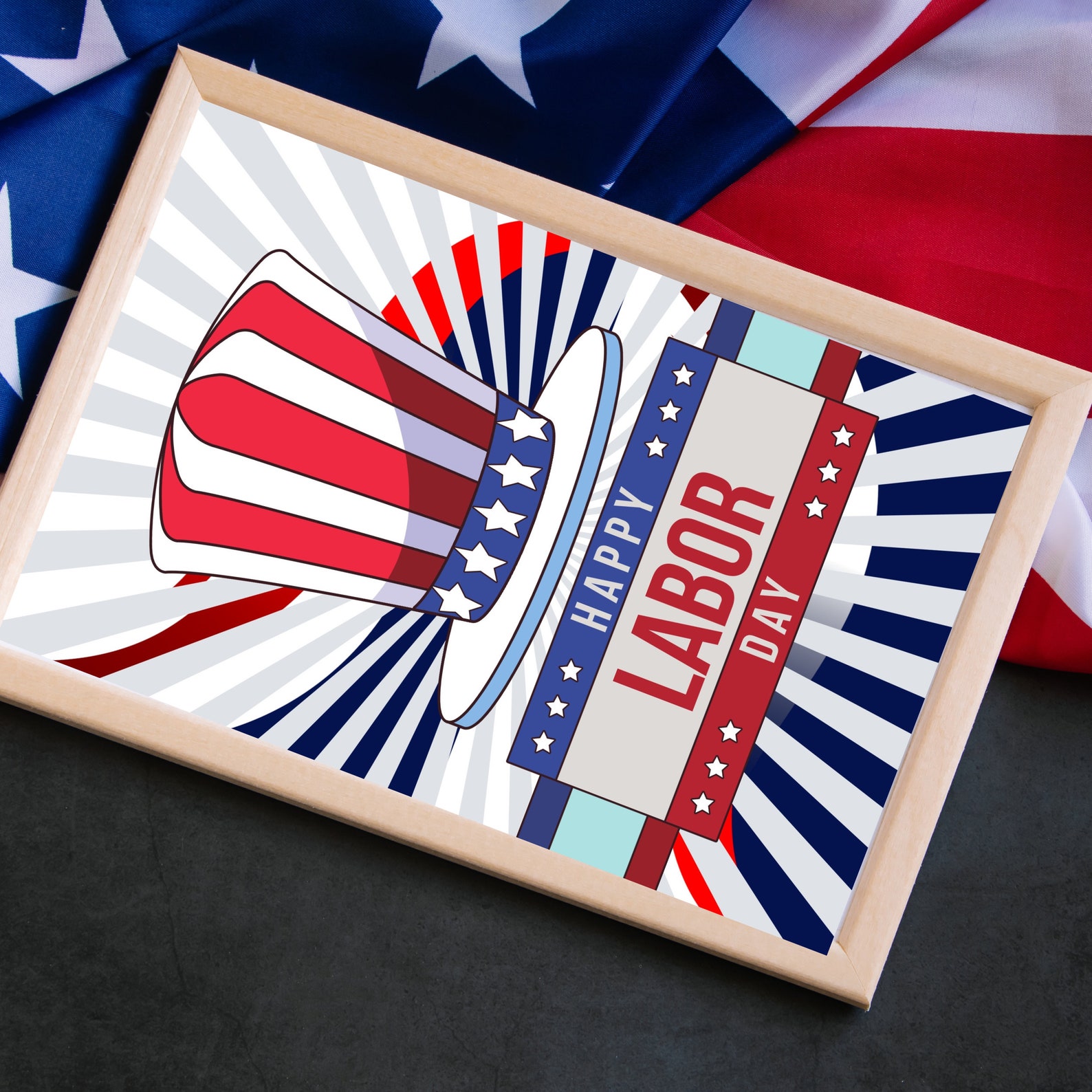 Labor Day Greeting,patriotic Labor Day,american Flag Labor Day, Happy ...