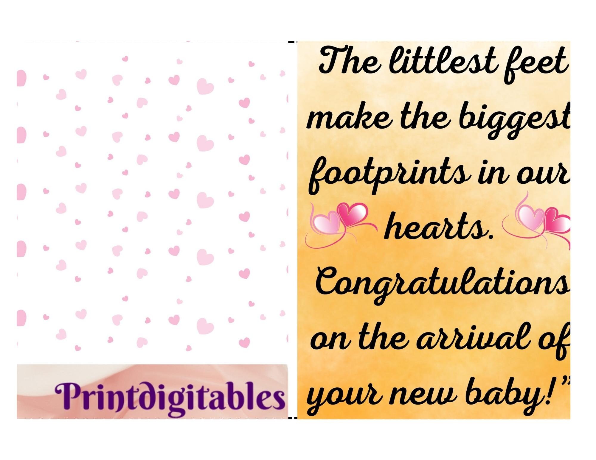 Pregnancy Congratulations Card - New Parents Digital Card - Printable ...