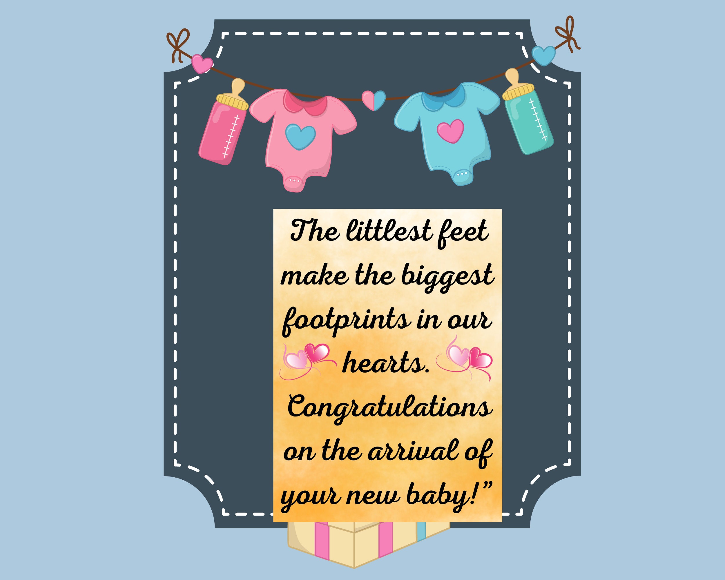 Pregnancy Congratulations Card - New Parents Digital Card - Printable ...