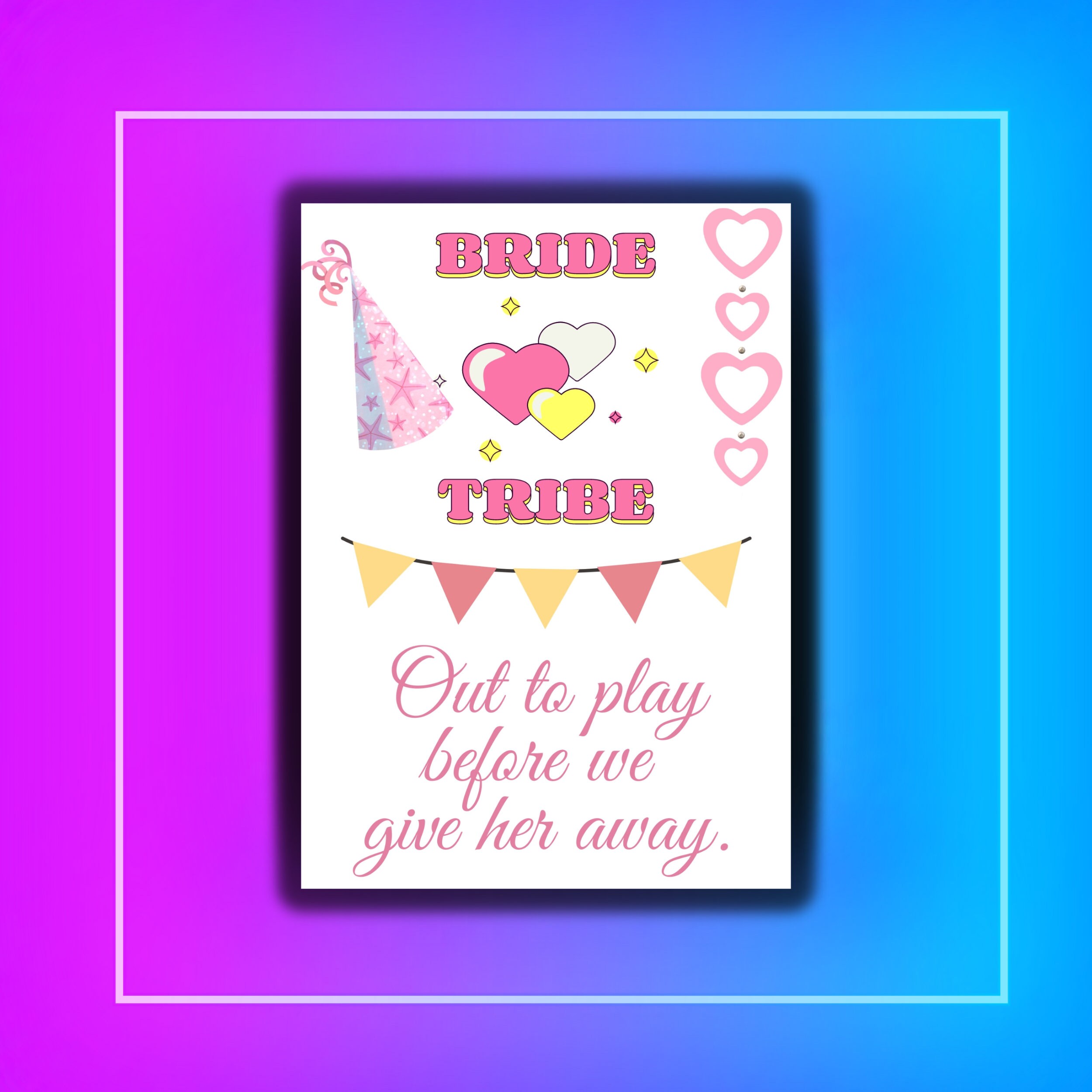 Bachelorette, Instant Download, Bachelorette Greeting Card, Funny ...