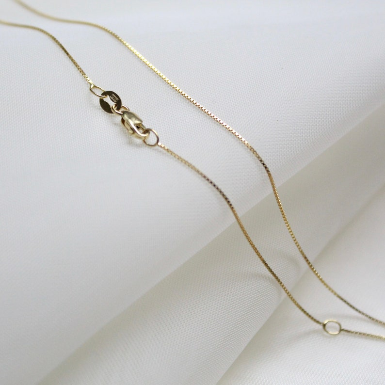14K Solid Gold Key Necklace - Dainty Key Necklace - Gold Key Charm With ...