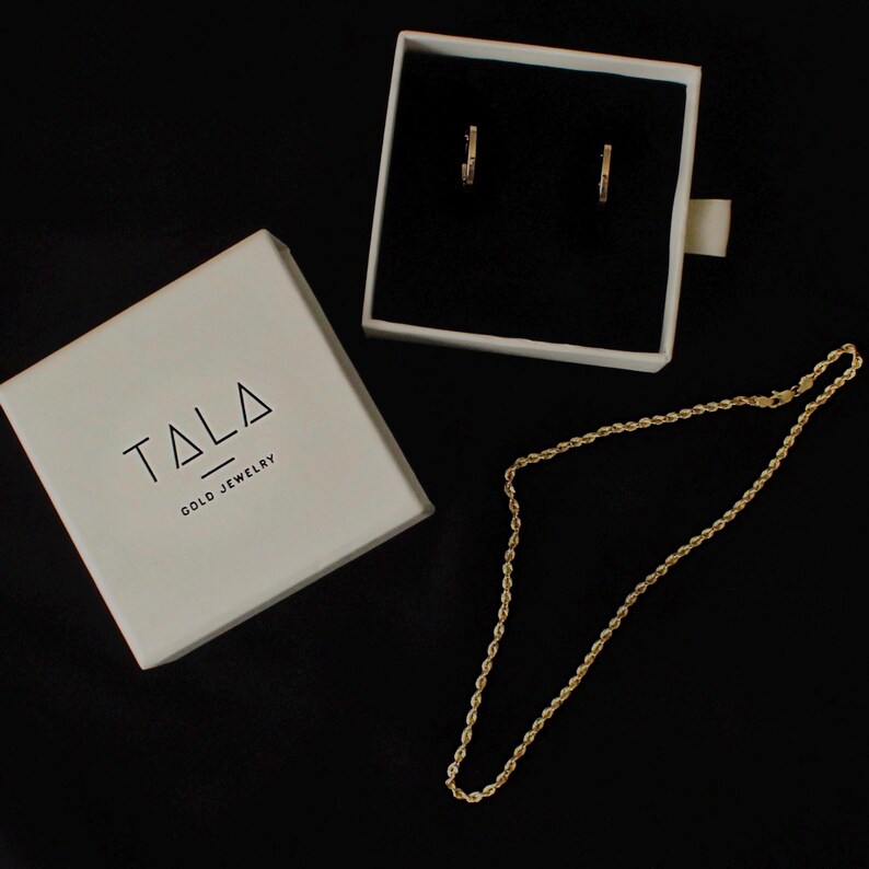 14k Solid Gold Gold Double Curb Chain Necklace 14k Gold Bracelet Gold ...
