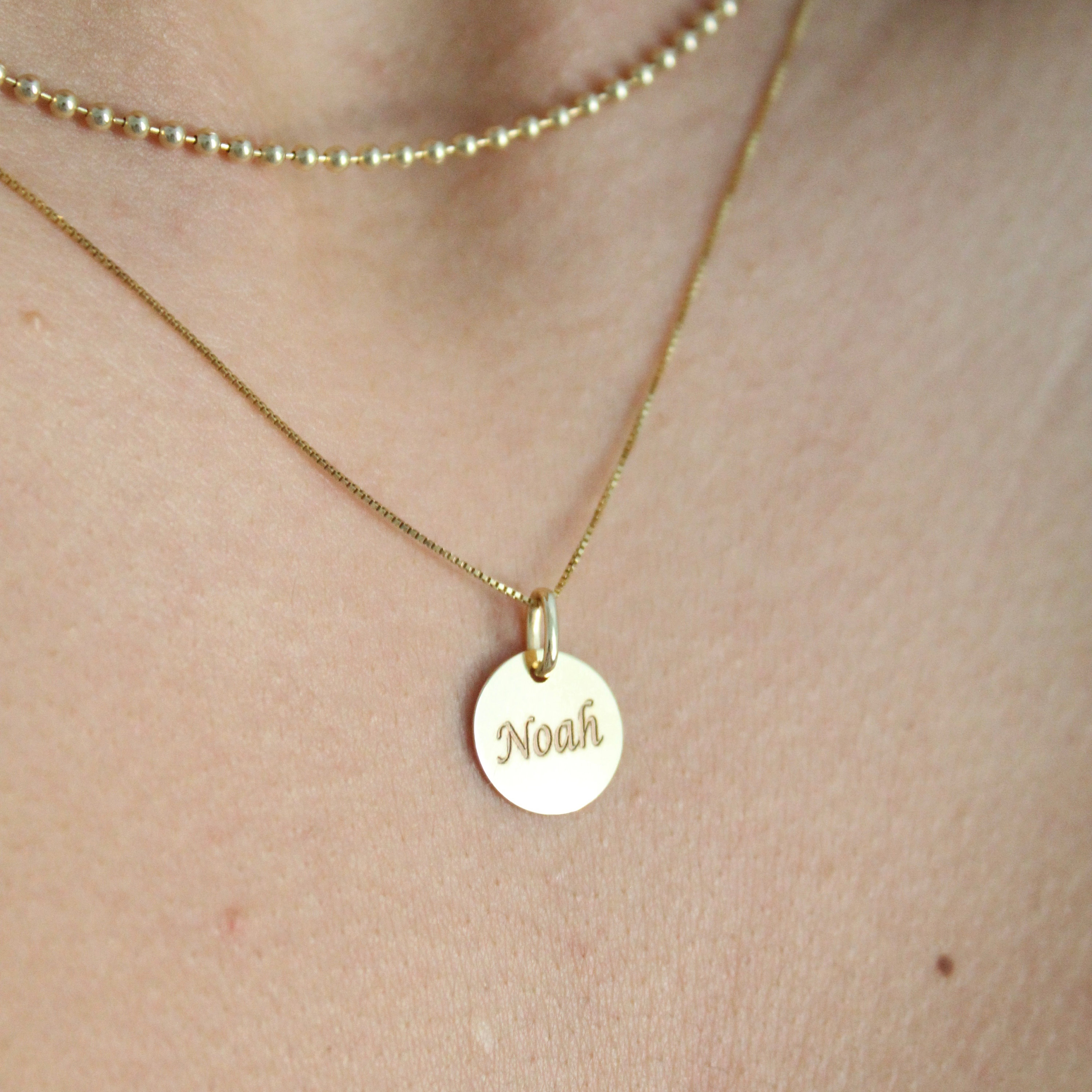 Noah name necklace store