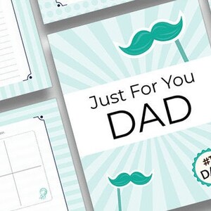 DAD MEMORIES JOURNAL/ Appreciation Father's Day Gift 2 - Etsy