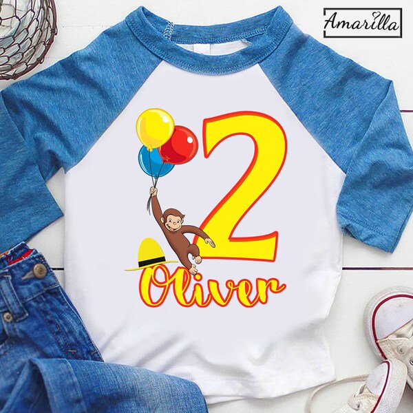 Curious George Shirt - Etsy
