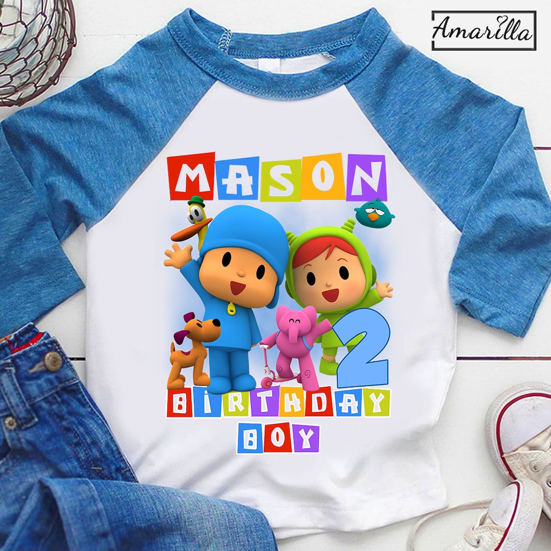 Pocoyo Iron on Transfer Image I Birthday Party Iron on Shirt I Digital ...