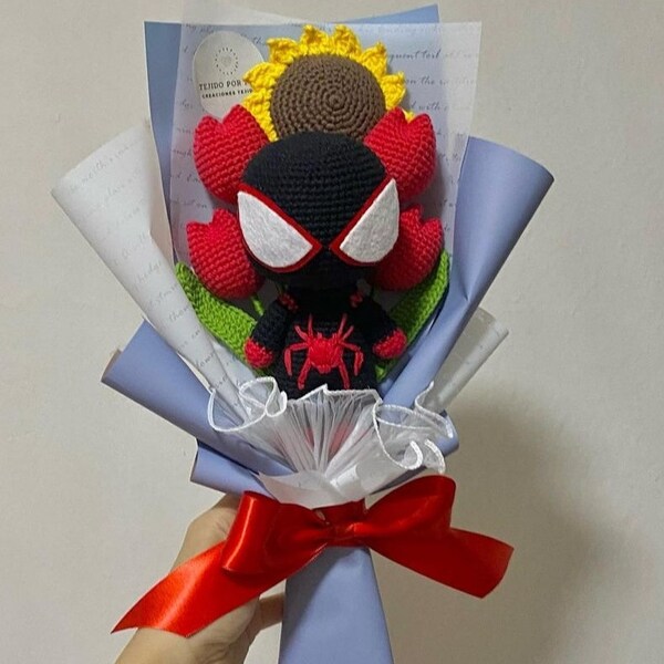 Spiderman Crochet Bouquet at Emma Wilhelm blog