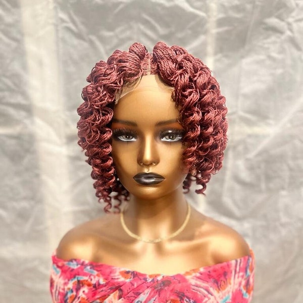 Short Twist Wig Etsy