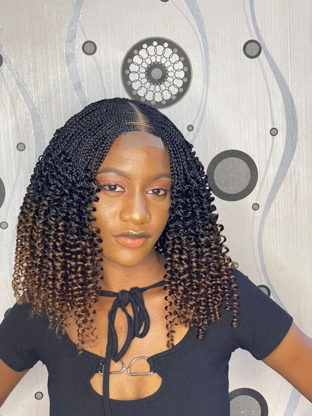 Elegantwigs 16 Color 1 & 30 Braided Two Tone Wig With a - Etsy