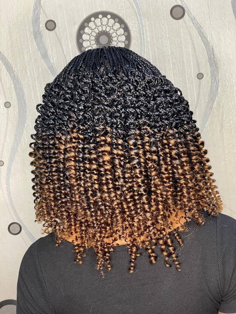 Elegantwigs 16 Color 1 & 30 Braided Two Tone Wig With a - Etsy