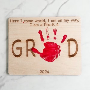 Handprint Art Graduation Handprint Craft Preschool Graduation Handprint ...