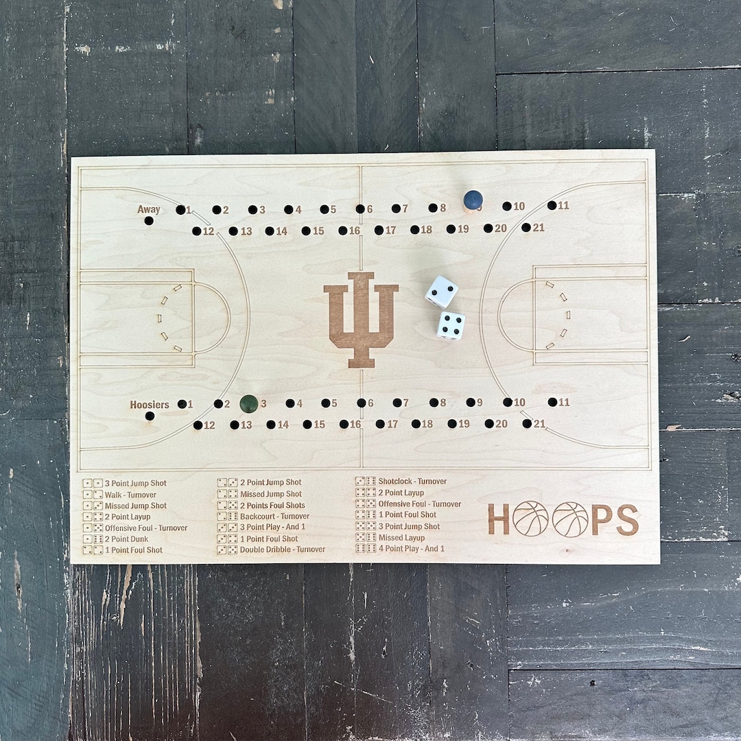 Custom Basketball Board Game: Family Game Night - Etsy