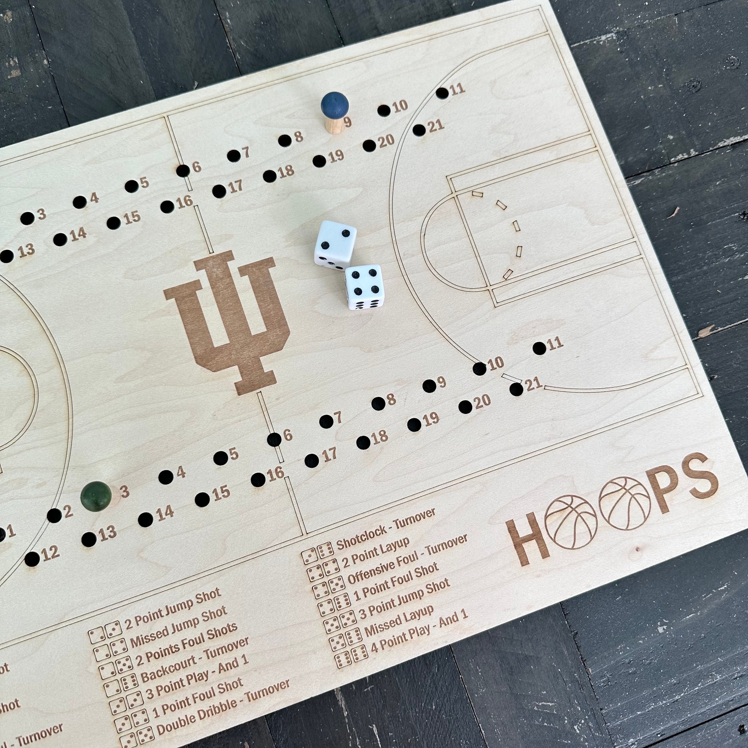 Custom Basketball Board Game: Family Game Night - Etsy