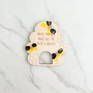 Handprint Art Bee Hive Fingerprint Art Gift Mothers Day First Time Mom ...
