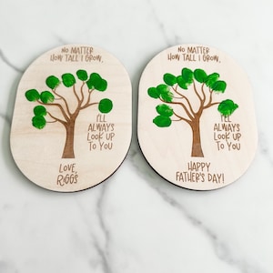 Fathers Day Wish Magnet DIY Finger Print Fathers Day Magnet Gifts for ...