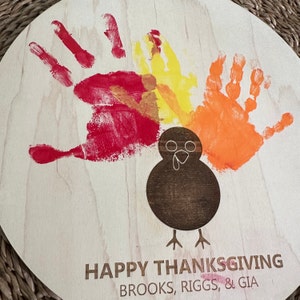 Thanksgiving Handprint Art DIY Hand Print Thanksgiving Handprint Craft ...