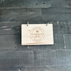 Wood Recipe Binder for Mom Personalized Recipe Book Grandparent Custom ...