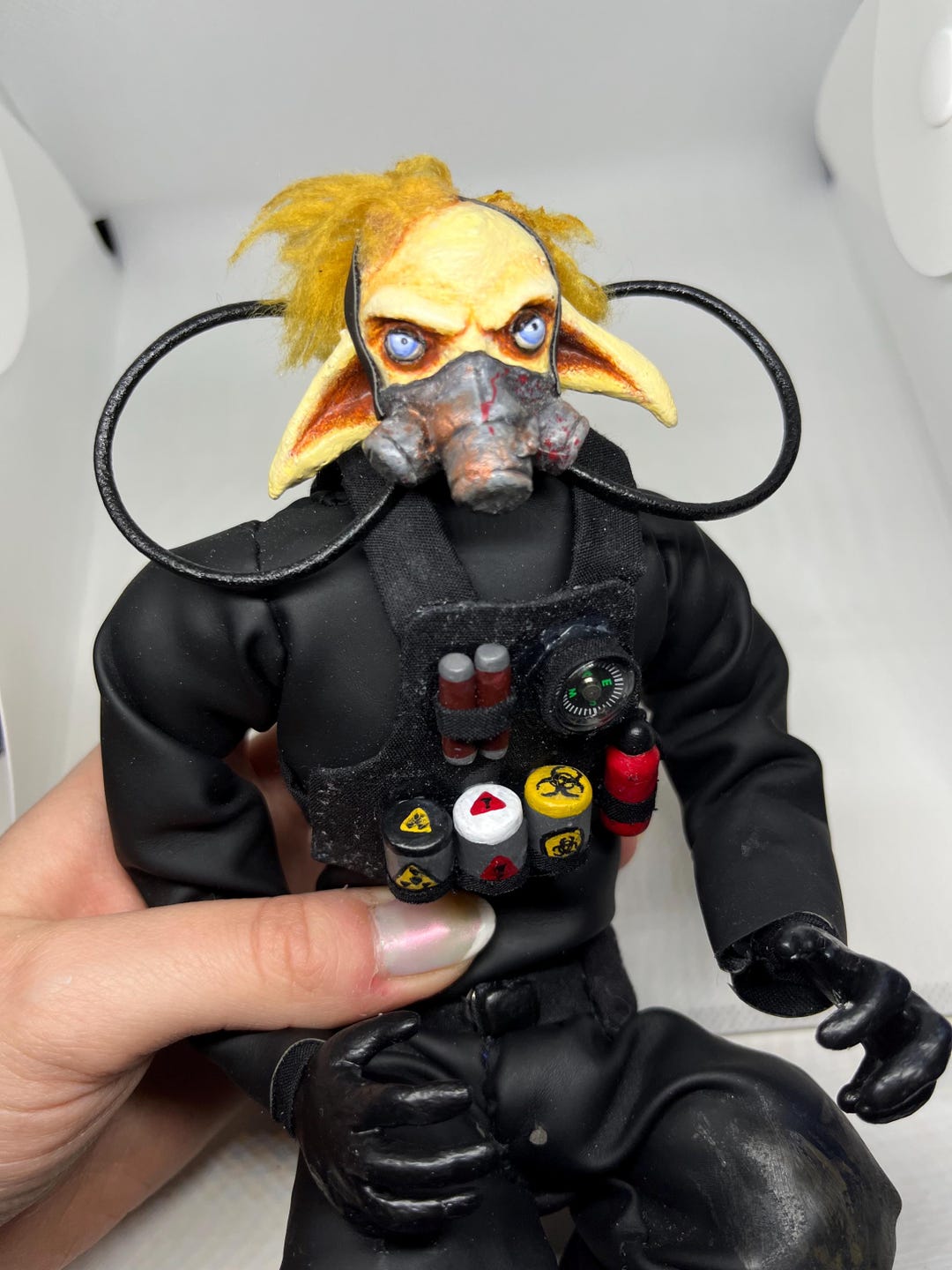Randy - Fully Poseable Art Doll - Horror Creepy Apocalypse Art Doll - Etsy