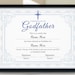 Godfather Certificate Template, Printable Editable Godfather ...