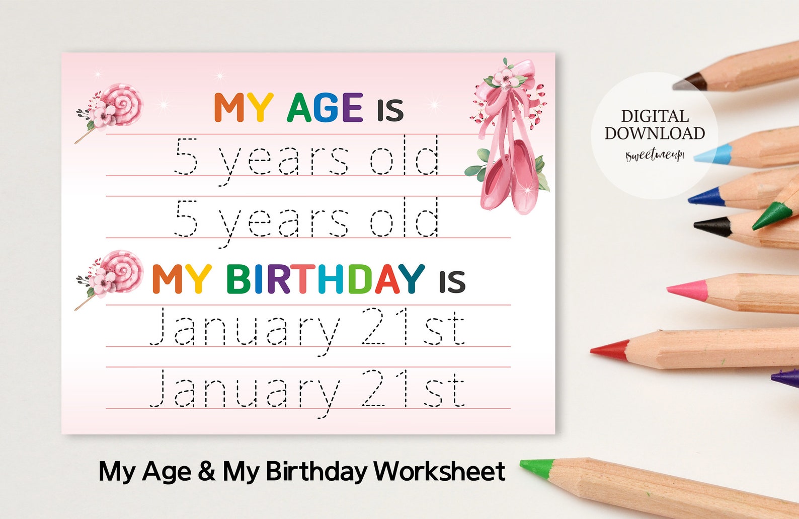 Personalized Name Writing Worksheet, Custom Name Preschool Worksheets ...