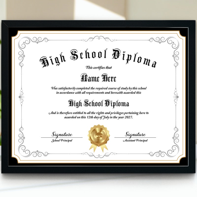 Custom Fake Diploma - Etsy