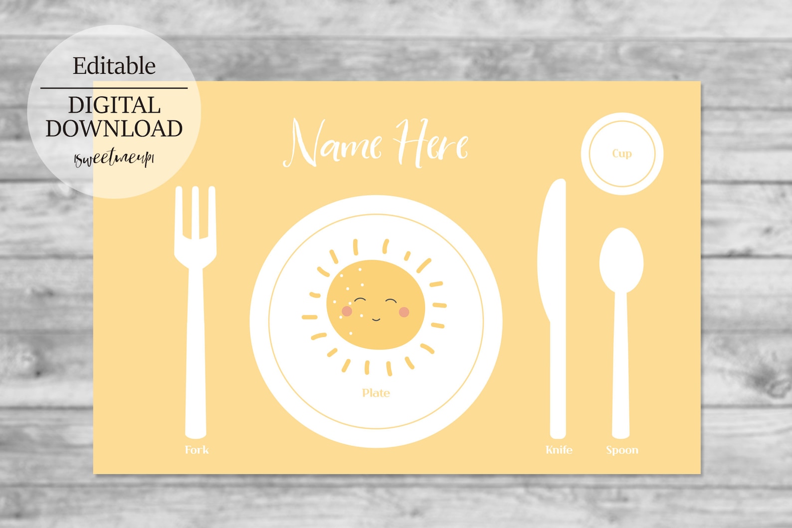 Montessori Educational Placemat, Montessori Placemat Printable, Toddler ...