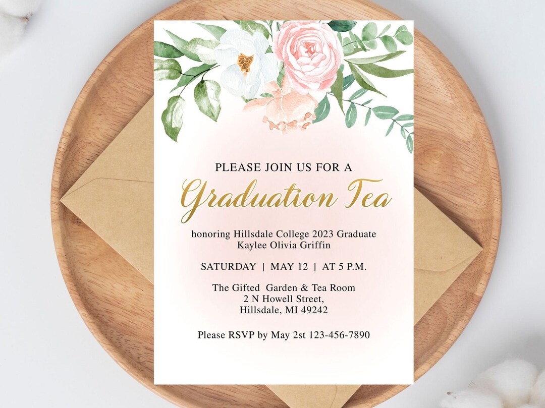 2023 Graduation Invitation Template, Graduation Invitation, Graduation ...
