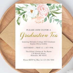 2025 Graduation Invitation Template, Graduation Invitation, Graduation ...
