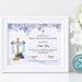 First Reconciliation Certificate Template, Editable Printable ...