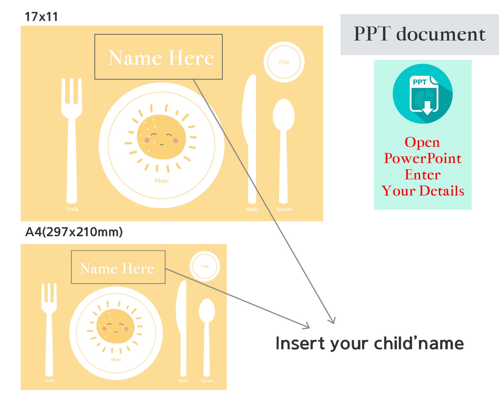 Montessori Educational Placemat Montessori Placemat - Etsy