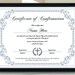 Confirmation Certificate Printable Gold Elegance Confirmation - Etsy