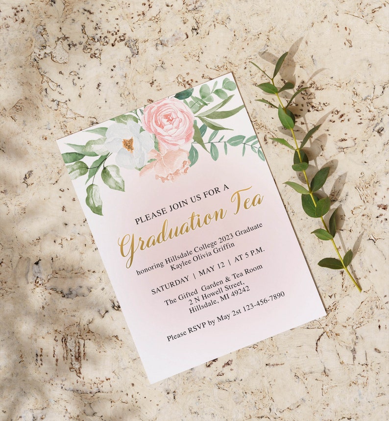 2023 Graduation Invitation Template Graduation Invitation - Etsy