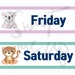 Days of the Week Printable, Homeschool Resources Learning Print, Days ...