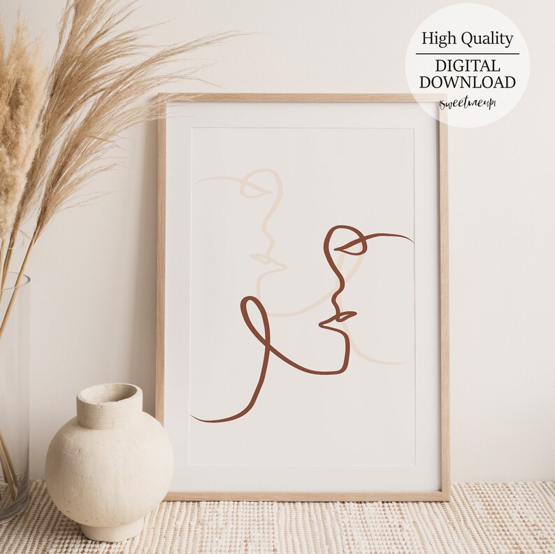 Line Art Female Faces Female Figure Line Poster Line Drawing - Etsy Canada