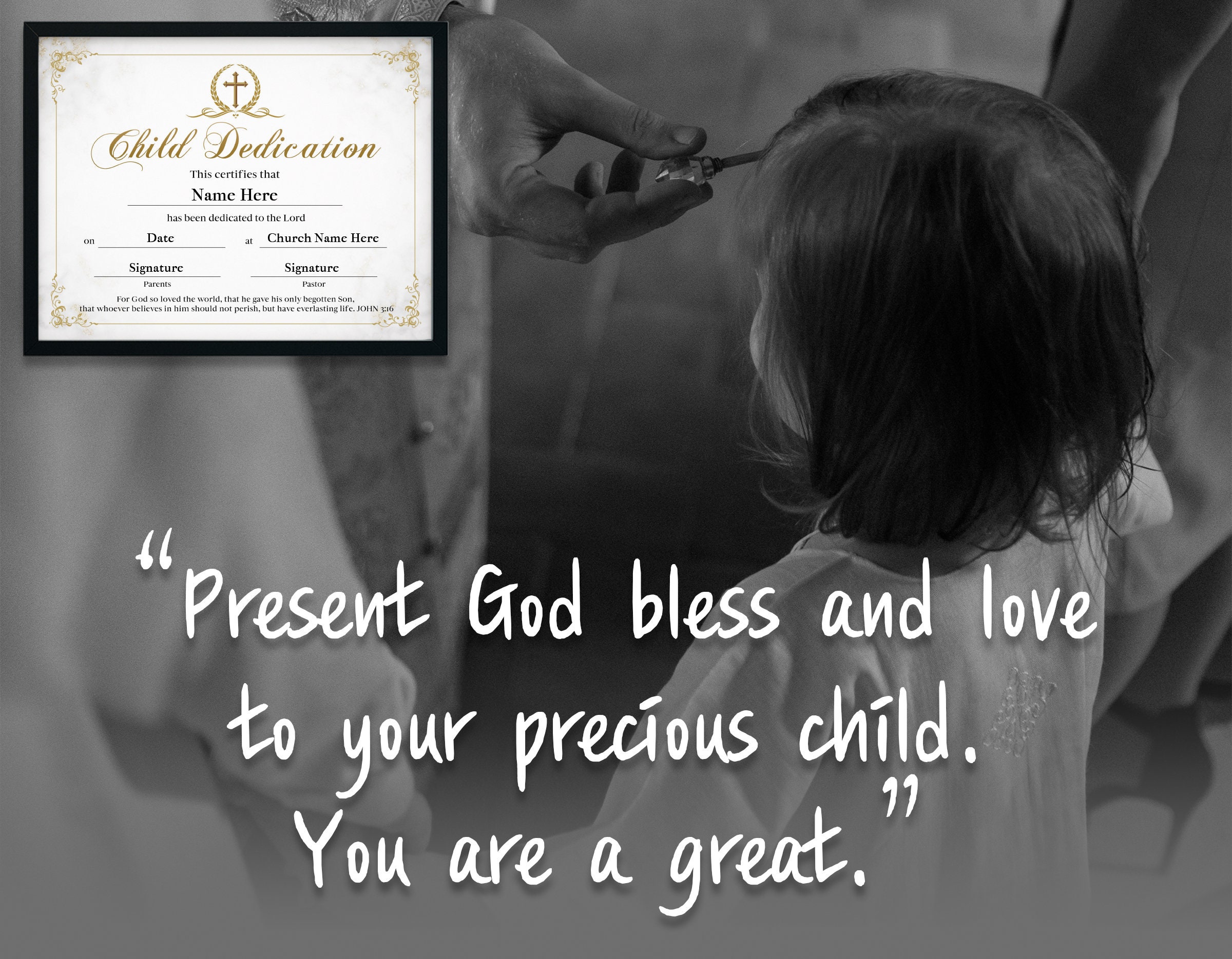 Child Dedication Certificate, Elegant Child Dedication Certificate ...