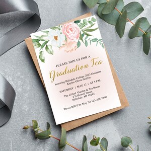 2025 Graduation Invitation Template, Graduation Invitation, Graduation ...