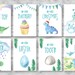 Dinosaur Baby Milestone Cards, Unisex Boy Girl Milestone Cards ...