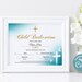 Child Dedication Certificate, 11x8.5 Baby Dedication Certificate ...