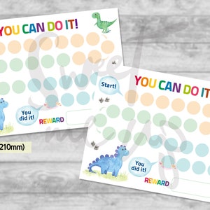 Dinosaurs Reward Chart, Kids Reward Chart, Behavior Chart, Kids Reward ...