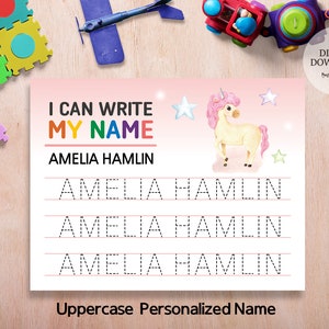 Custom Name Tracing Worksheets, Kids First & Last Name Tracing ...