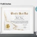 World's Best Dad Certificate Award, Printable Editable Best Dad Award ...