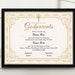 Godparents Certificate Template, Printable Editable Godparents ...