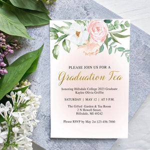 2025 Graduation Invitation Template, Graduation Invitation, Graduation ...